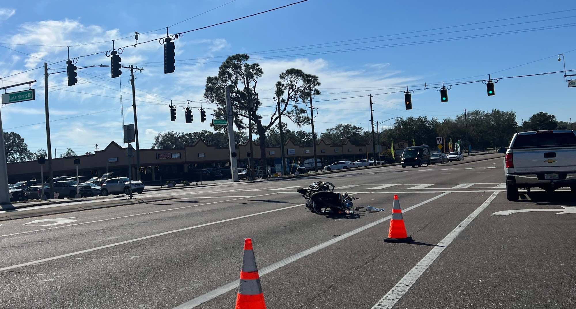 Motorcycle accident closes lanes, slows traffic on US 19 in Lake County ...