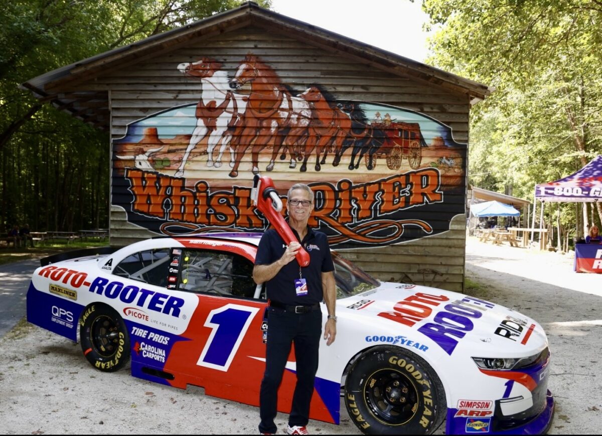 Racing fans can snap photos with Roto-Rooter-sponsored NASCAR race car ...