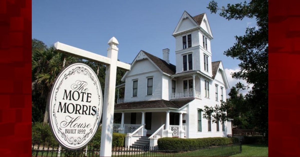 Trespasser caught sleeping with woman at historic Mote-Morris House ...